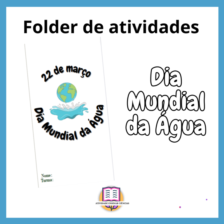 Folder de atividade – Dia Mundial da Água – Atividade Ensinar Ciências